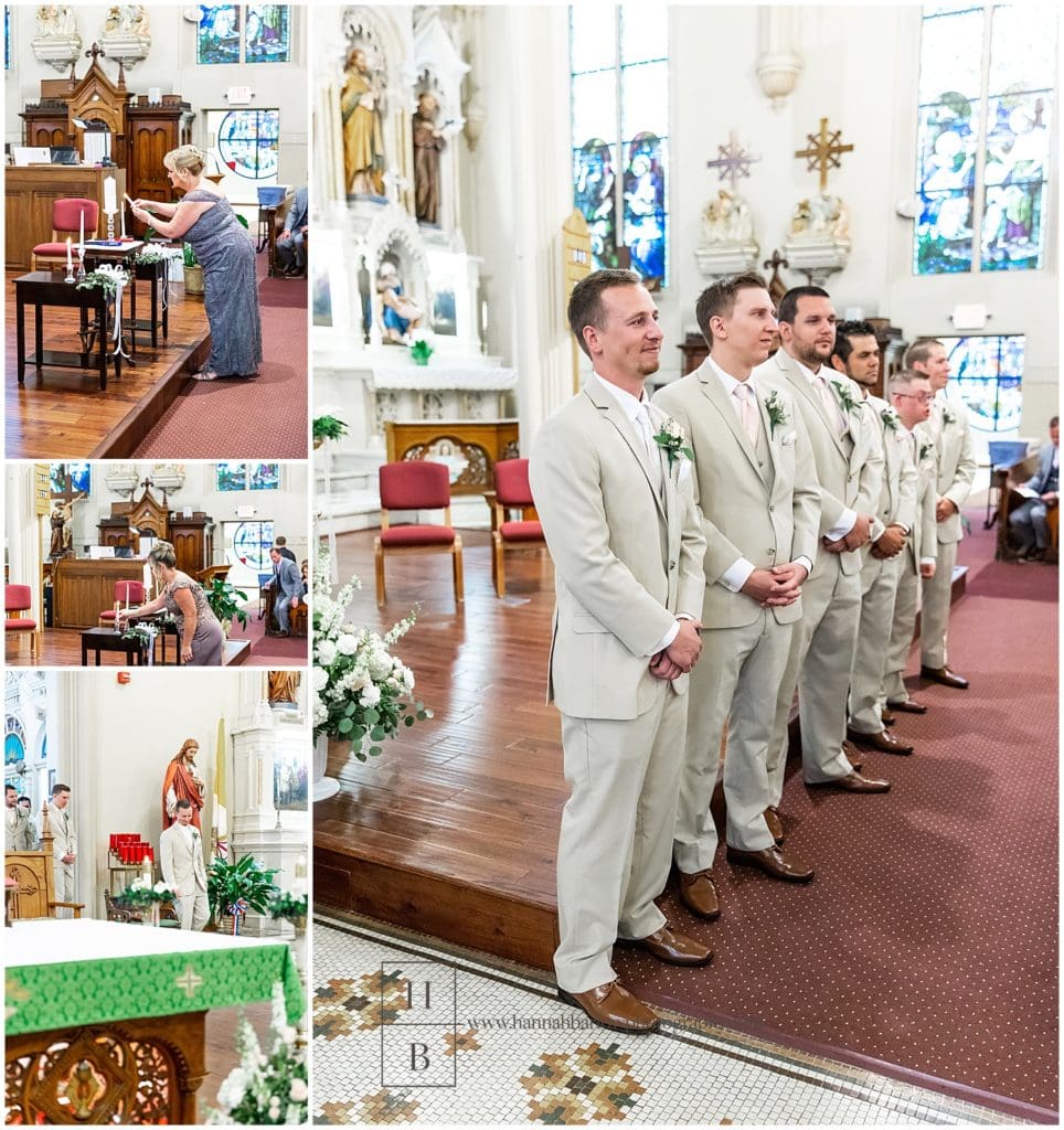 St. Alphonsus and Glessner Auditorium Wheeling Wedding - Hannah Barlow ...