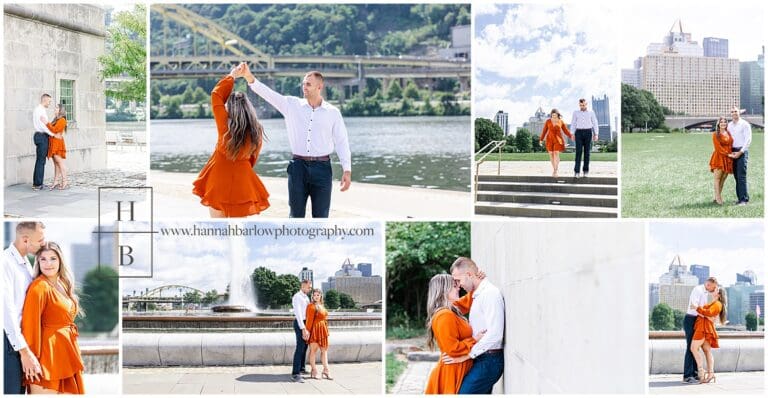 Sunny Pittsburgh Engagement Session - Hannah Barlow Photography