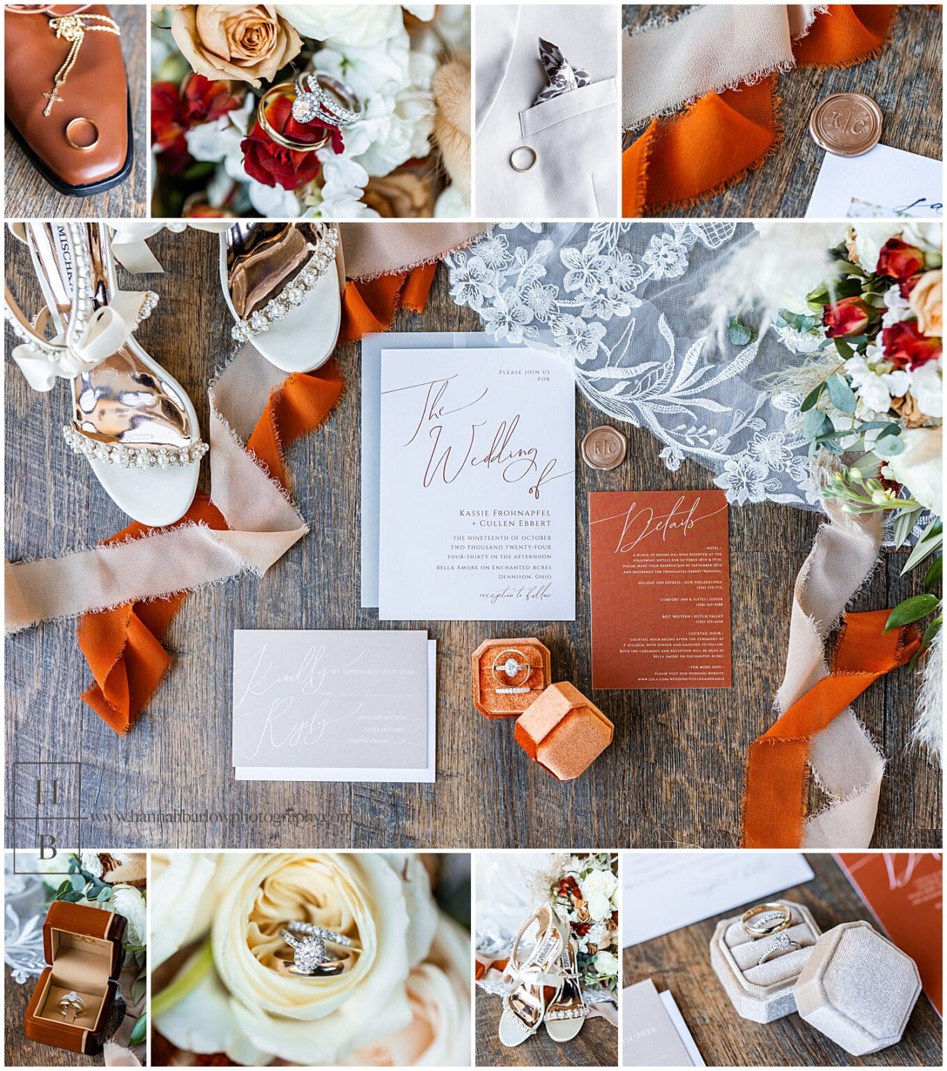Fall Bella Amore Enchanted Acres Wedding - Hannah Barlow Photography