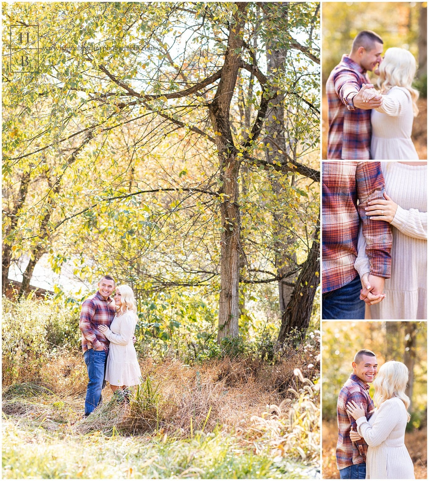 Autumn Golden Hour Engagement Photos - Hannah Barlow Photography